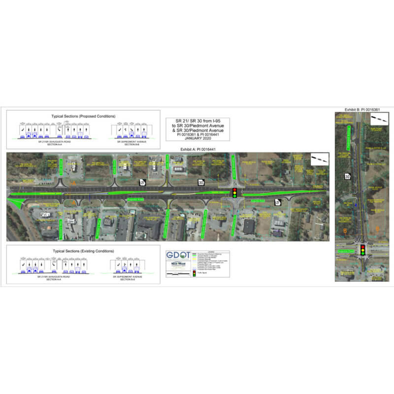 SR 21 at SR 30 Intersection Improvements - Keck & Wood Civil Engineers ...
