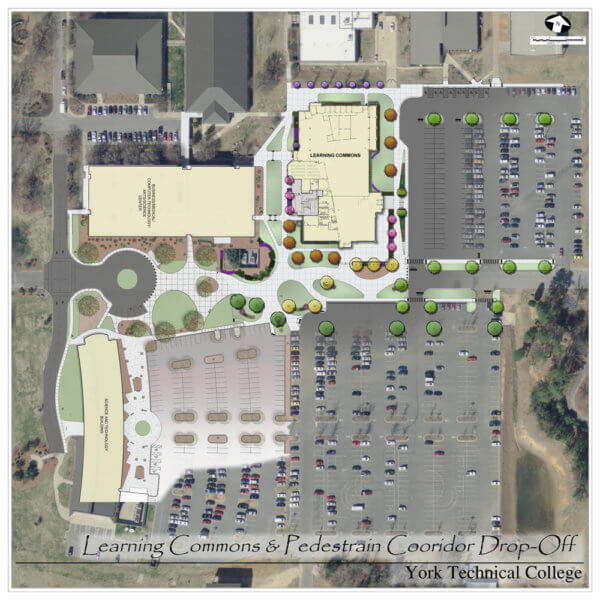 York Technical College Learning Commons Site Design - Keck & Wood Civil ...