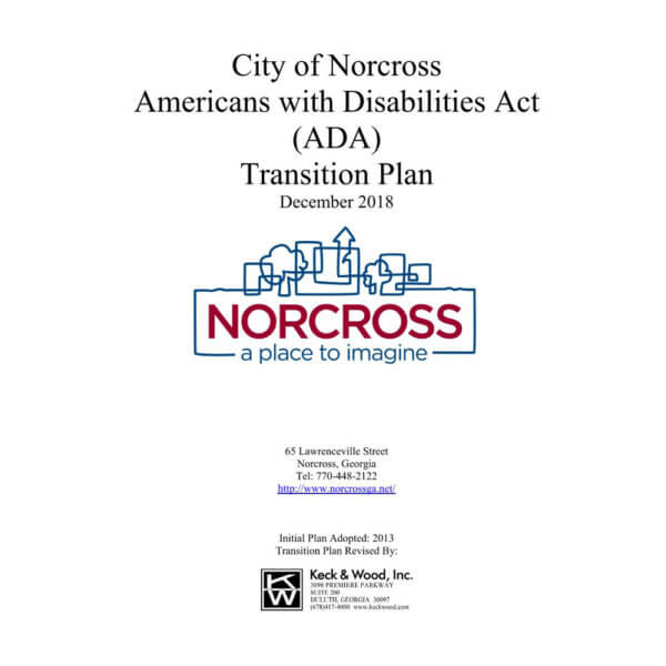 ADA Transition Plans - Keck & Wood Civil Engineers, Duluth ...